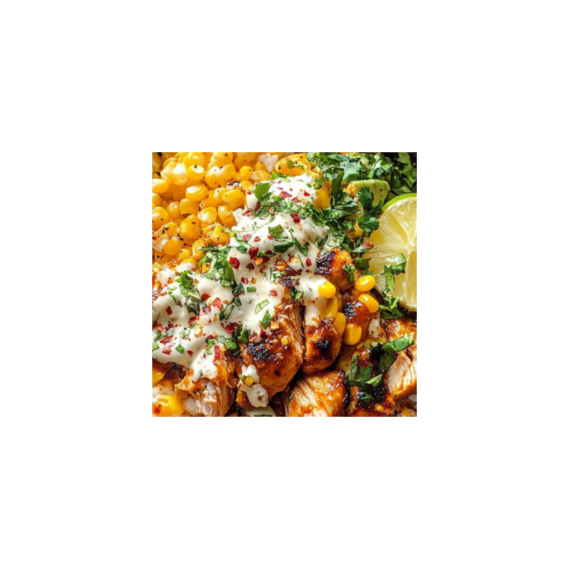 Street Corn Chicken Rice Bowl